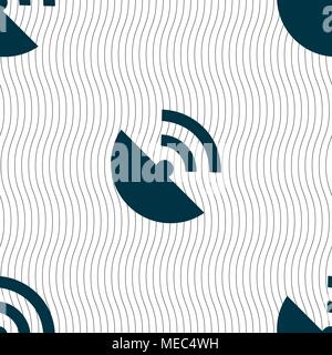 GPS icon. Flat modern. Seamless pattern with geometric texture. Vector ...