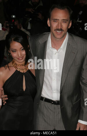 Nicolas Cage and wife Alice Kim Cage walk the red carpet for the ...