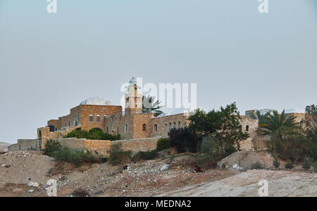 Palestine, West Bank, Jericho. Maqam (shrine) of an-Nabi Musa, believed ...