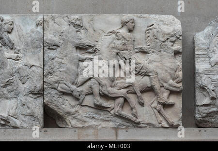 The Elgin Marbles (Parthenon Marbles) on display in the Duveen Stock ...