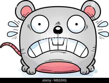 cartoon frightened mouse Stock Vector Image & Art - Alamy