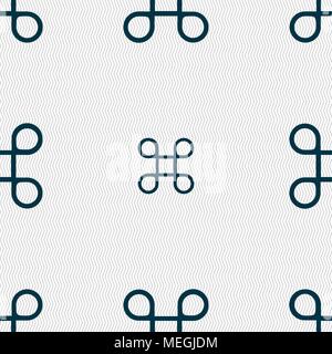 Keyboard Maestro icon. Seamless abstract background with geometric ...