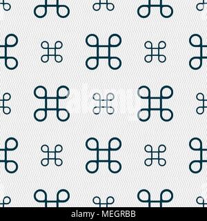 Keyboard Maestro icon. Seamless abstract background with geometric ...