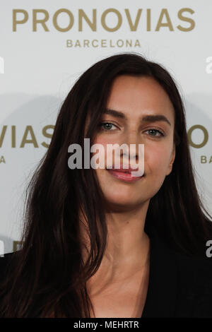 Irina Shayk during the presentation of the new Desigual Vintage ...