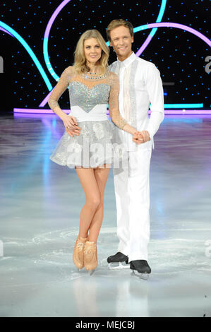 London, UK. Donna Air and Mark Hanretty at The Dancing On Ice 2018 Tour ...