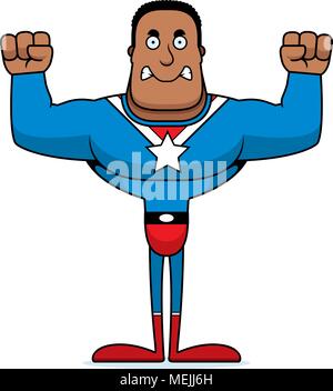 A cartoon superhero looking angry Stock Vector Image & Art - Alamy