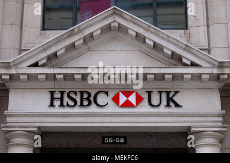 HSBC bank sign logo Stock Photo - Alamy