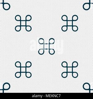 Keyboard Maestro icon. Seamless abstract background with geometric ...