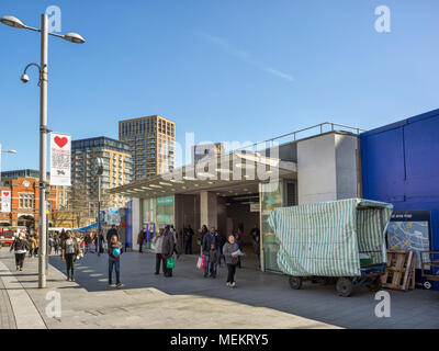 Woolwich Arsenal DLR Station, Woolwich, London, England, United Kingdom ...