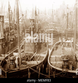 Fishing boats, Great Yarmouth, early 1900s Stock Photo - Alamy