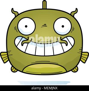 A cartoon illustration of a catfish smiling Stock Vector Image & Art ...