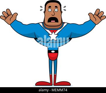 A cartoon superhero looking scared Stock Vector Image & Art - Alamy