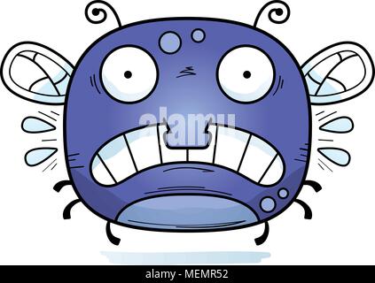 A cartoon illustration of a fly looking scared Stock Vector Image & Art ...