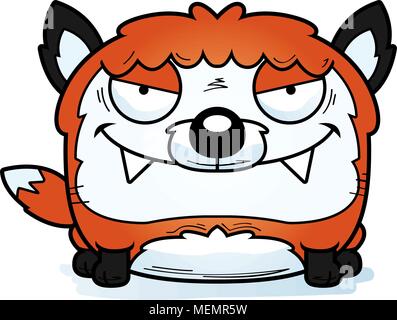 A cartoon illustration of an evil looking fox Stock Vector Image & Art ...