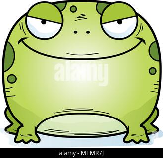 A cartoon illustration of an evil looking frog Stock Vector Image & Art ...