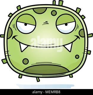 A cartoon illustration of an evil looking germ Stock Vector Image & Art ...