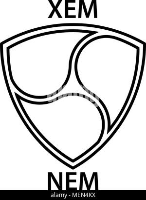 cryptocurrency nem symbol isolated icon Stock Vector Image & Art - Alamy