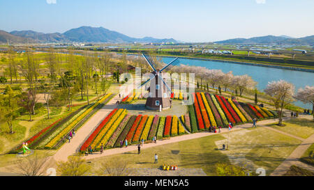 Suncheonman bay international garden in Suncheon city of South Korea ...