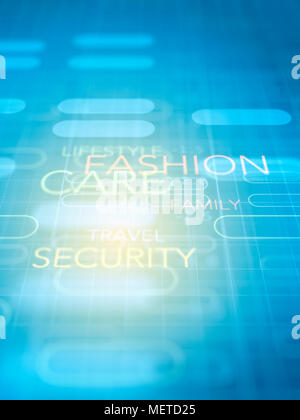 Trend Characters and Button Stock Photo - Alamy