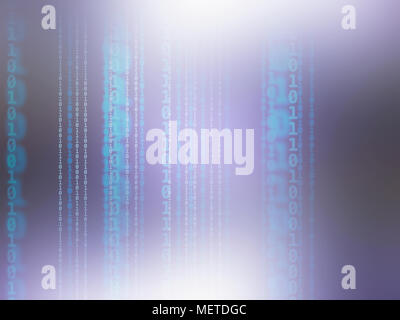 Floating Vertical Digital Numbers Stock Photo - Alamy