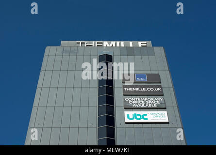 exterior of the mille, an office building in brentford, west london ...