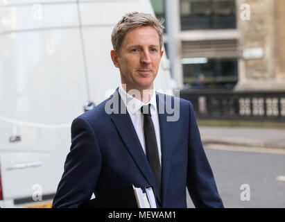 Declan Wilson, BBC Project Manager at the BBC, arrives at the High ...
