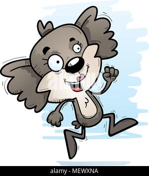 A happy cartoon koala running and smiling Stock Vector Image & Art - Alamy