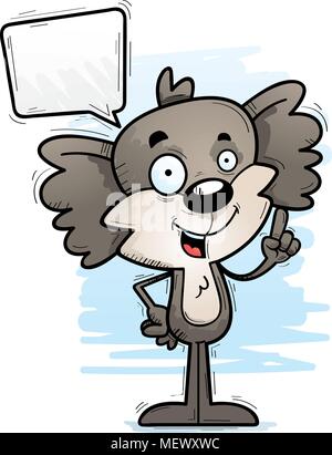 A cartoon illustration of a male koala talking Stock Vector Image & Art ...