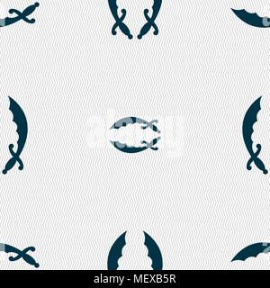 Saber sign. Seamless pattern with geometric texture. Vector ...