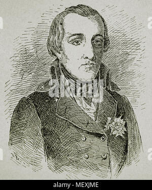 Portrait of Louis Antoine of France, Duke of Angoulême (1775-1844 Stock ...