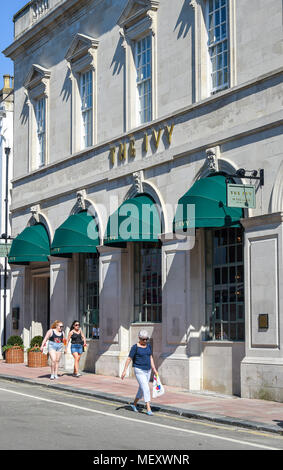The Ivy in the Lanes restaurant in Ship Street Brighton on the site of ...