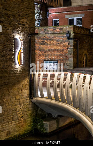 Castle Park Bridge, new serpentine footbridge, and Finzels Reach at ...