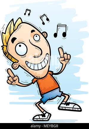 cartoon man dancing Stock Vector Image & Art - Alamy