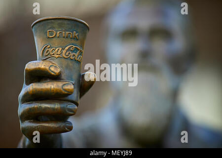 World of Coca-Cola bronze sculpture of John Pemberton, inventor of Coca ...