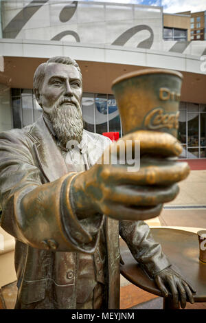 World of Coca-Cola bronze sculpture of John Pemberton, inventor of Coca ...