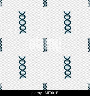 DNA sign. Seamless pattern with geometric texture. Vector illustration ...