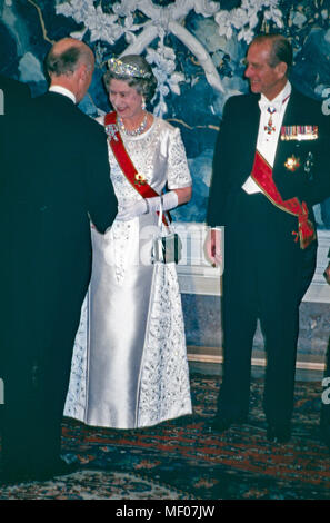 Königin Elizabeth II. und Prinz Philip zu Besuch in Deutschland, hier ...