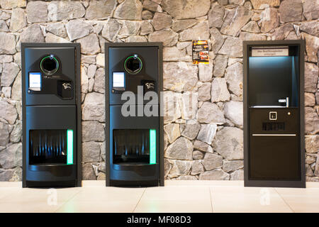 Reverse vending machine in an in Germany Stock Photo - Alamy