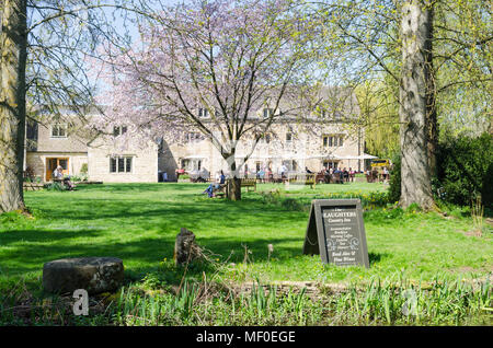 The Slaughters Country Inn pub in the pretty Cotswold village of Lower ...