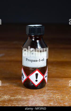 Bottle of propanol Stock Photo - Alamy