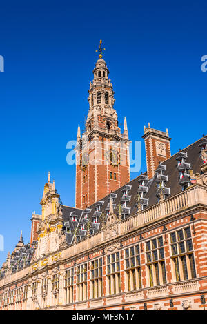 Leuven, the university library, Flemish Region, Belgium Stock Photo - Alamy