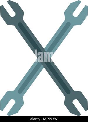 Wrenchs tools crossed Stock Vector Image & Art - Alamy