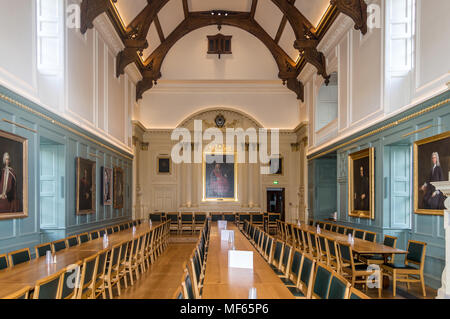 Trinity College, interior of the Hall Stock Photo: 27363530 - Alamy