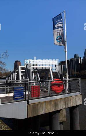 MILLBANK MILLENNIUM PIER Stock Photo - Alamy
