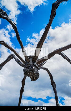 The Maman statue, a giant spider, Ottawa, Ontario, Canada Stock Photo ...