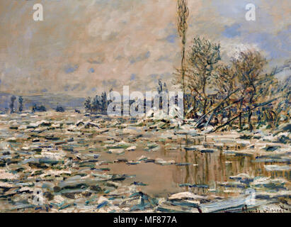 The Break-up of the Ice 1880 by Claude Monet Stock Photo - Alamy