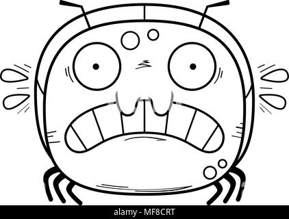 A cartoon illustration of a ant looking scared Stock Vector Image & Art ...