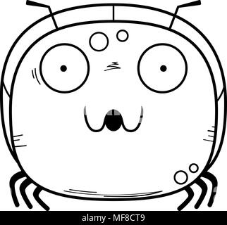 A cartoon illustration of a ant looking scared Stock Vector Image & Art ...