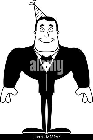 A cartoon partygoer smiling Stock Vector Image & Art - Alamy