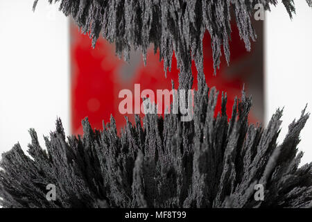 Very large powerful industrial magnet illustrating magnetic force and ...